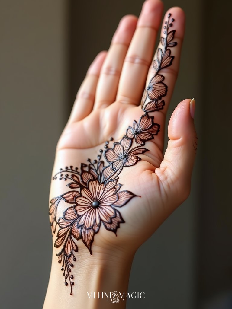 Mehndi Magic Designs | AI-Generated Custom Henna Art Patterns